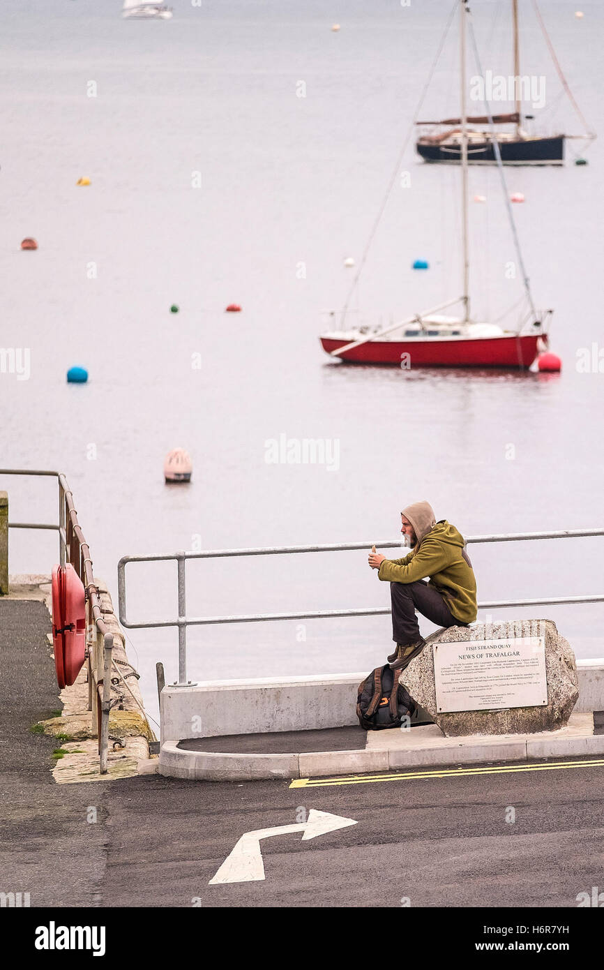 Man eating fish hi-res stock photography and images - Alamy