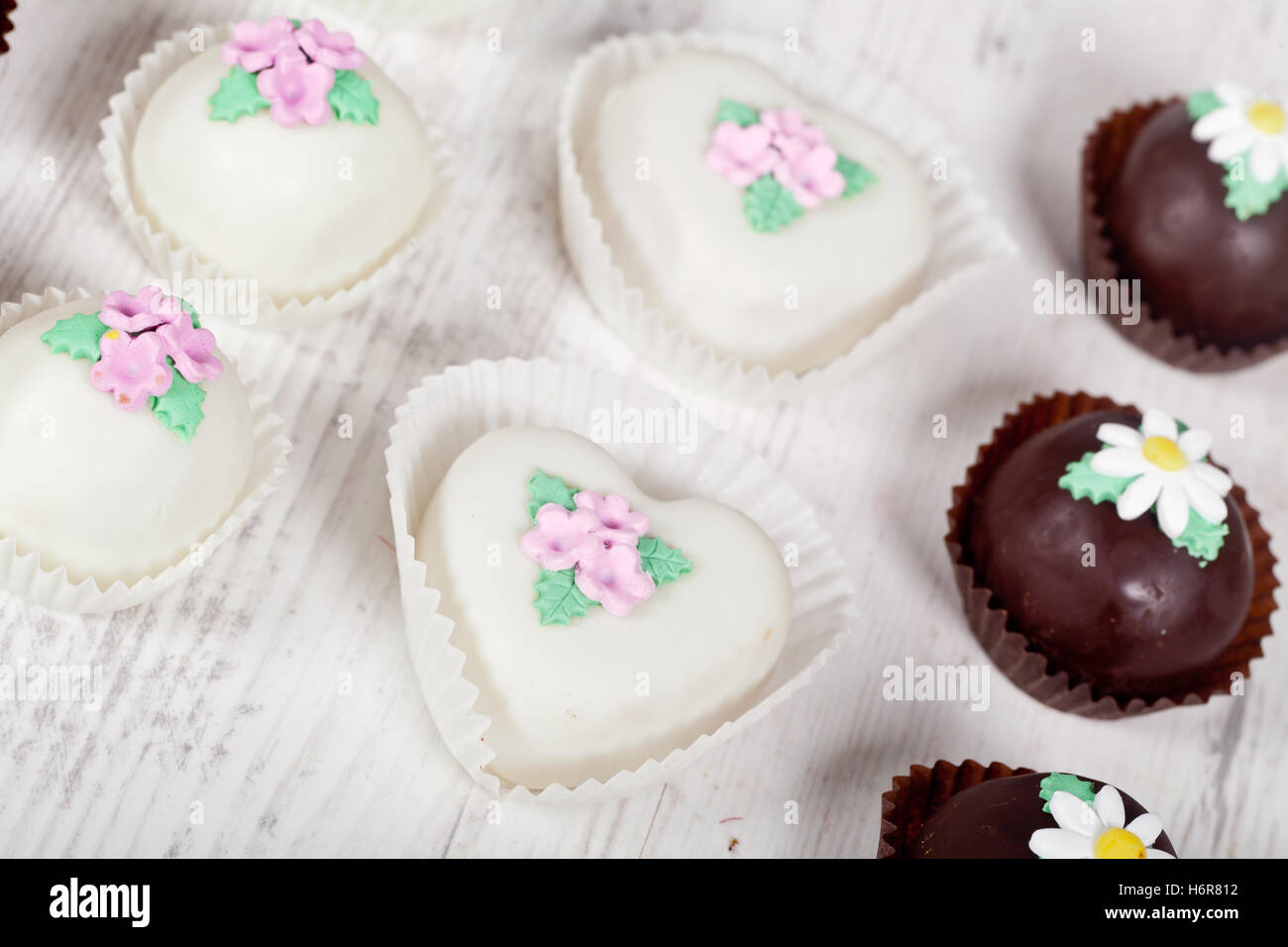 Set sweet pastries dessert hi-res stock photography and images - Alamy