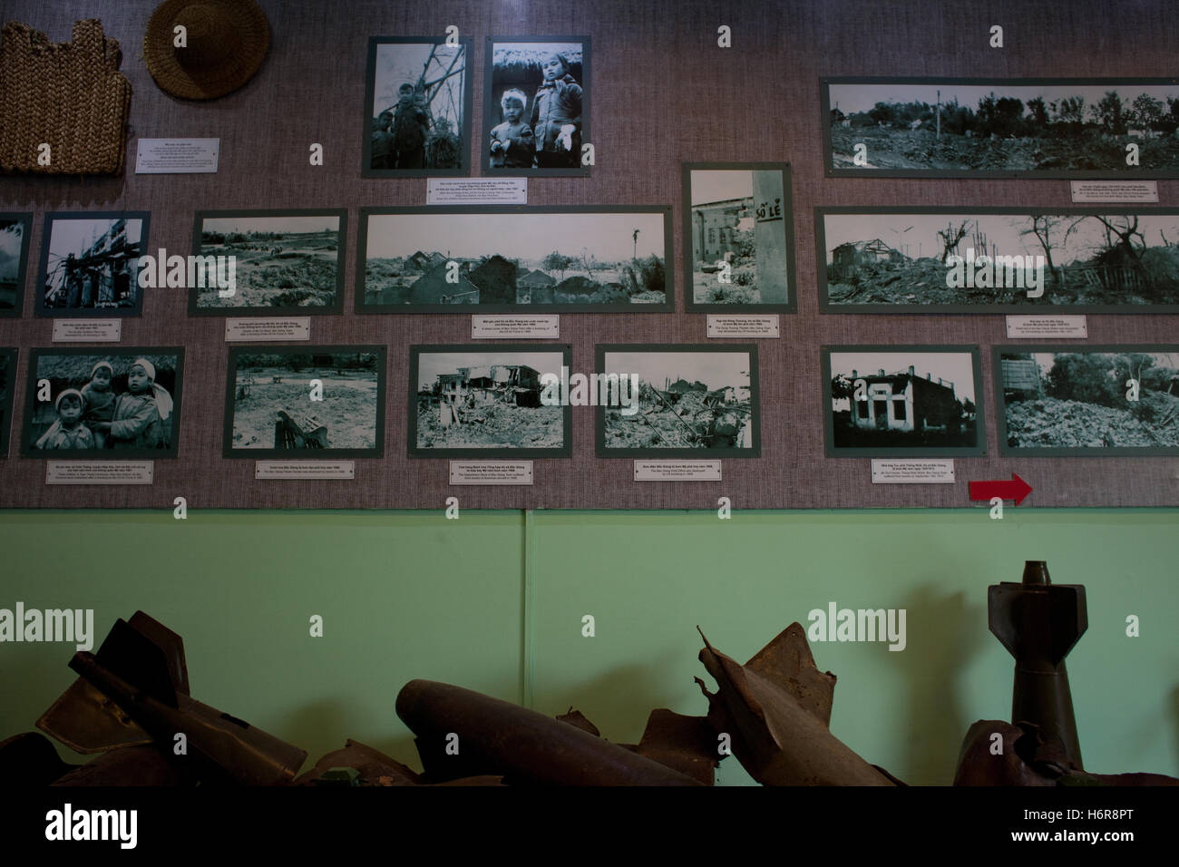 Display of Vietnam War at the War Remnants Museum in Ho Chi Minh city ...