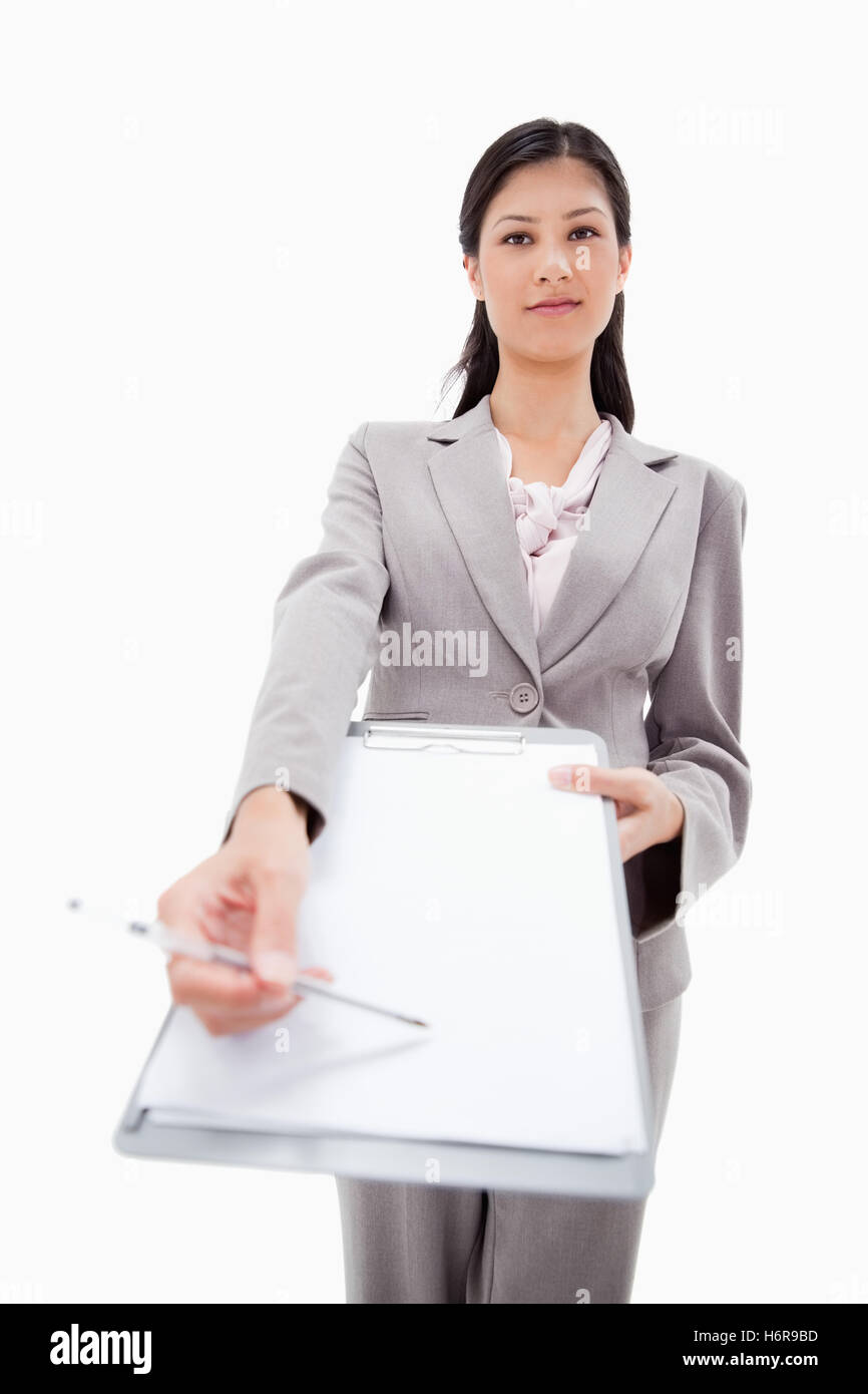 Asking for signature hi-res stock photography and images - Alamy