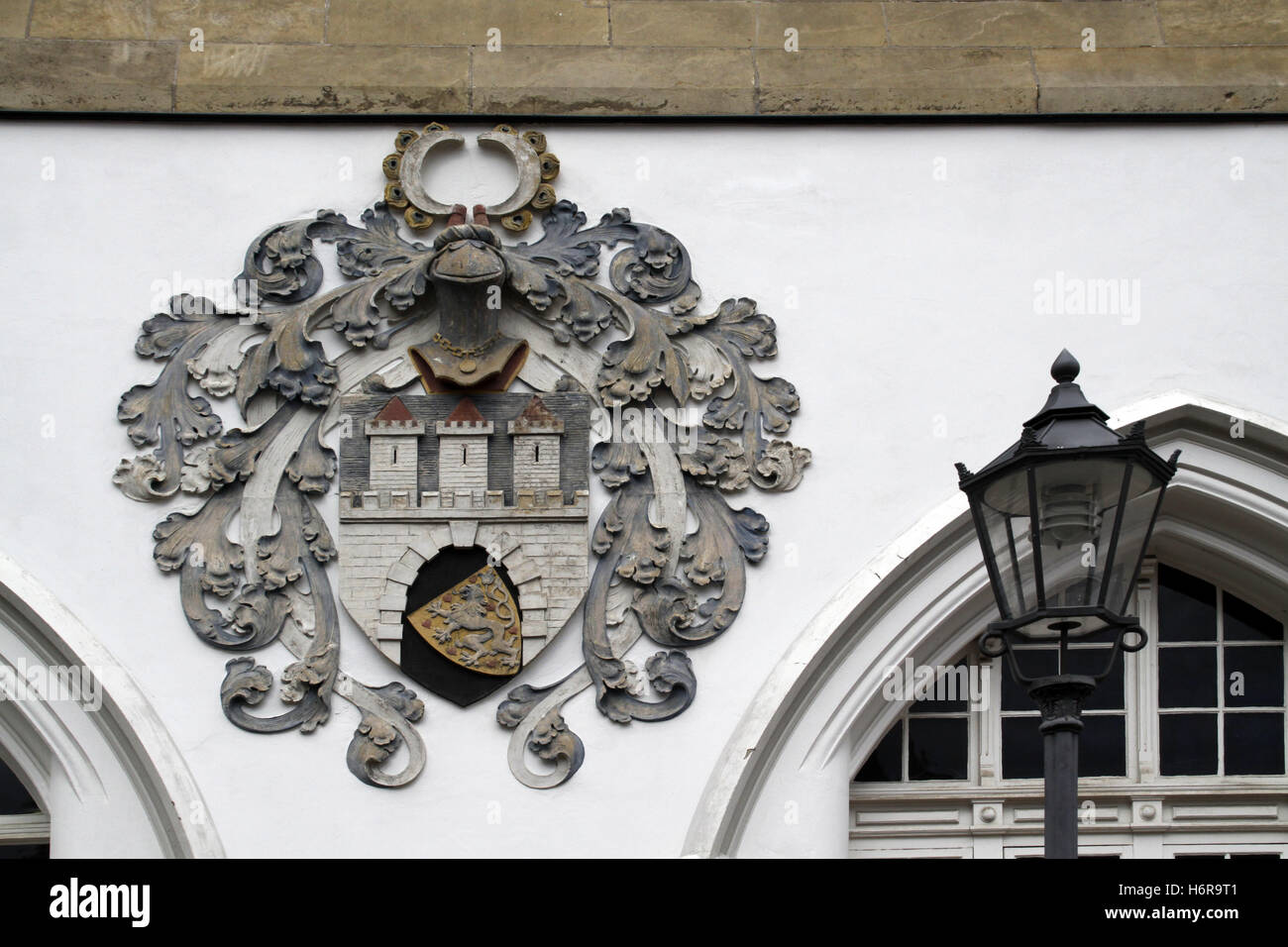 crest on bomann museum celle Stock Photo - Alamy