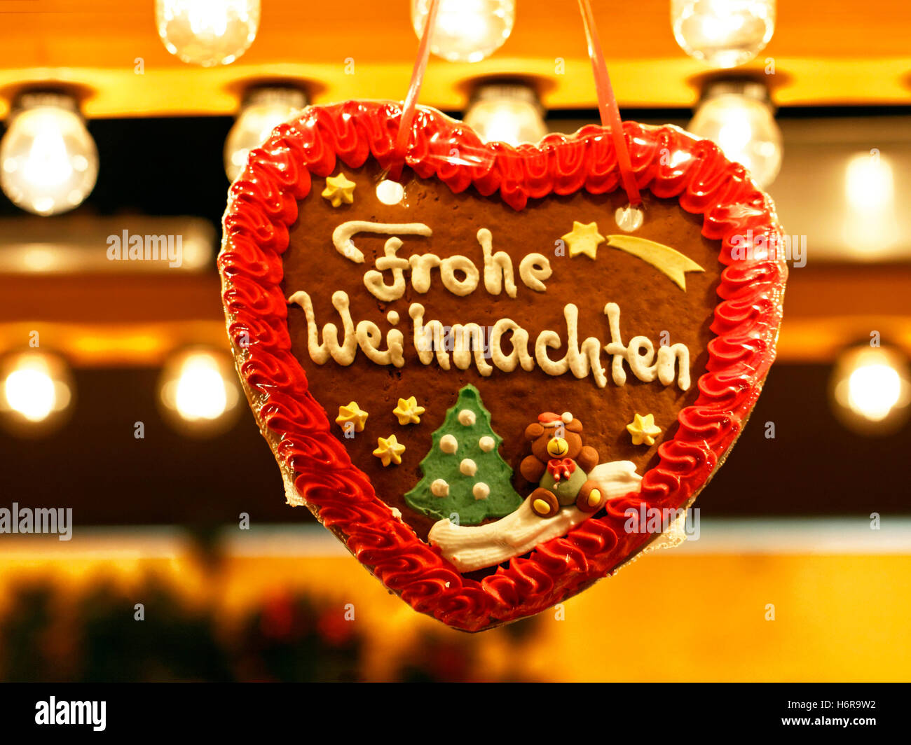 Lebkuchenherzen Weihnachten