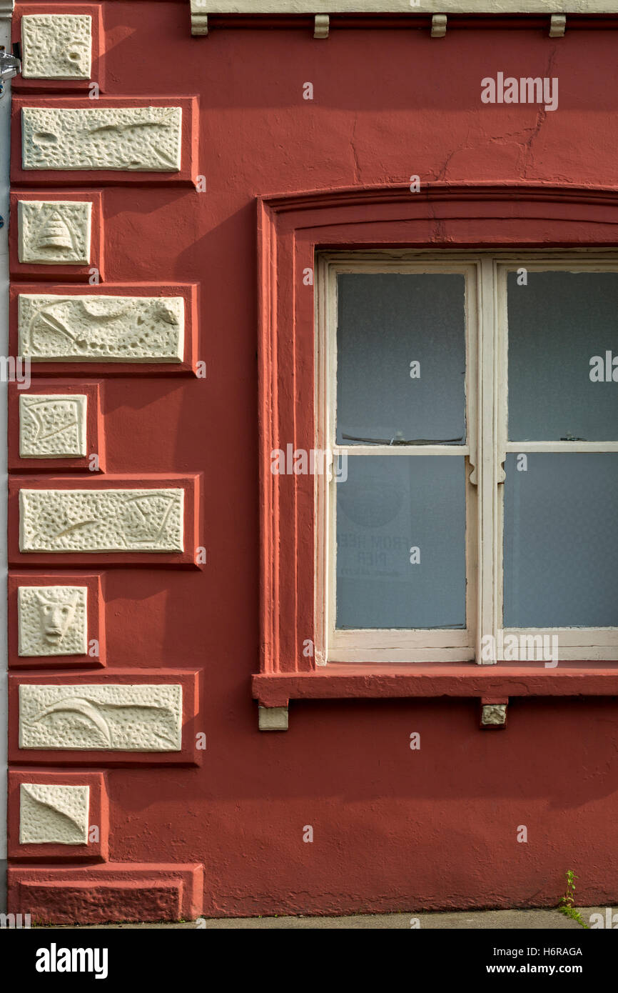 Decorative cornerstones on a house front in Union Hall, Glandore ...