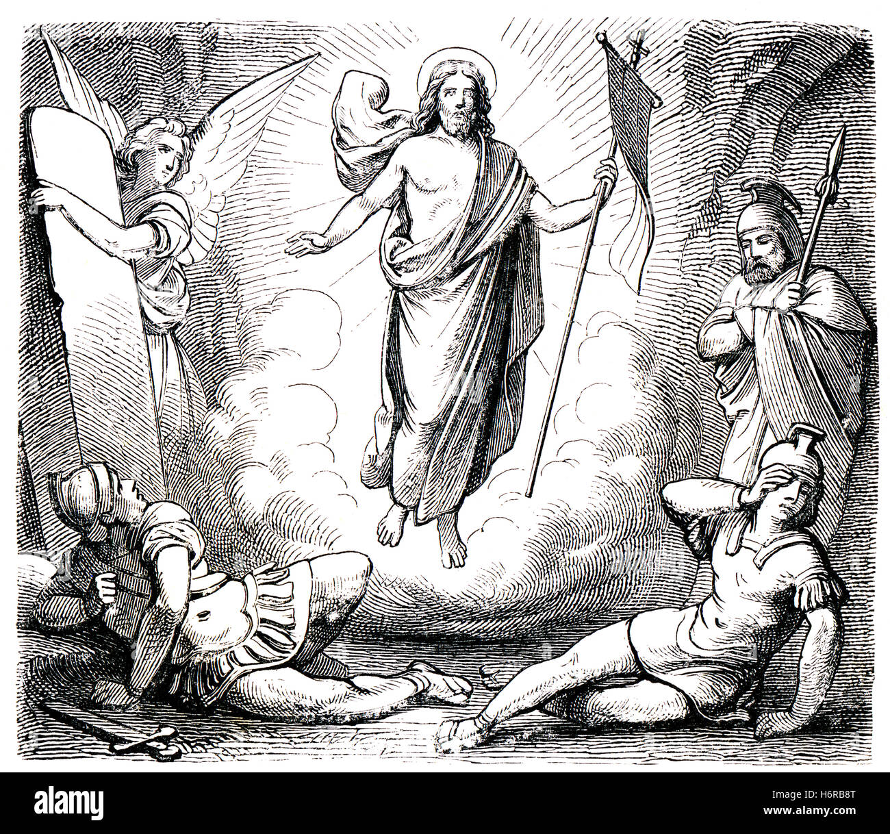 The angel of death engraving hi-res stock photography and images - Alamy