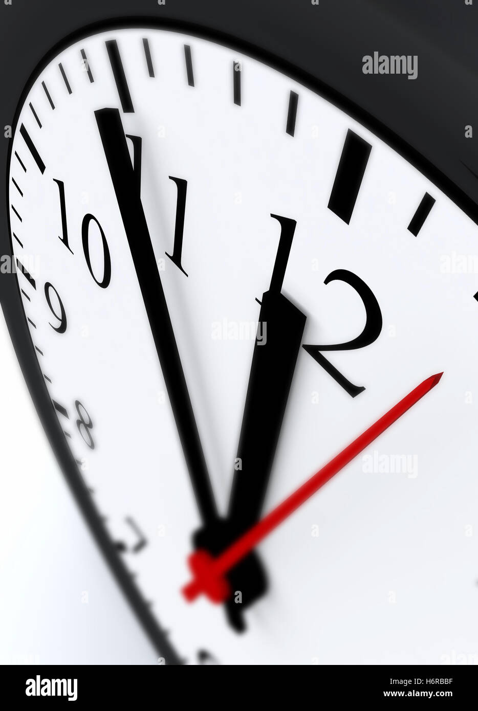 Red alarm clock 5 to 12 hi-res stock photography and images - Alamy