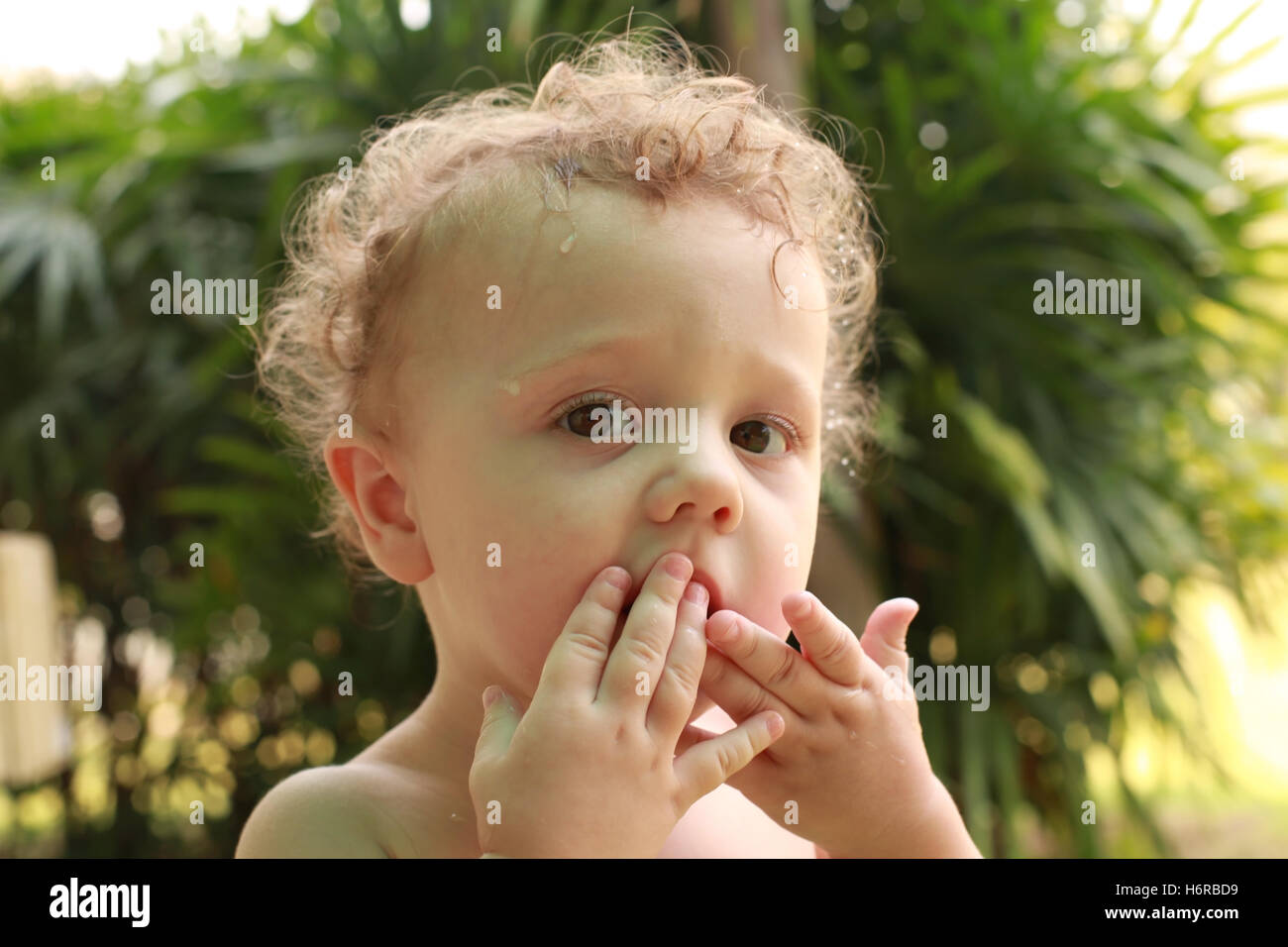 Human face in food hi-res stock photography and images - Alamy