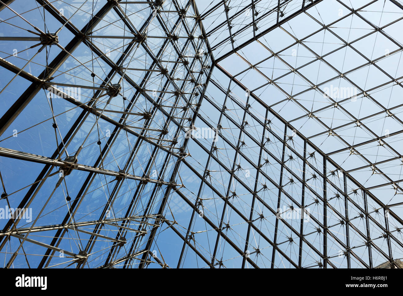 Glass pyramid roof ceiling hi-res stock photography and images - Alamy