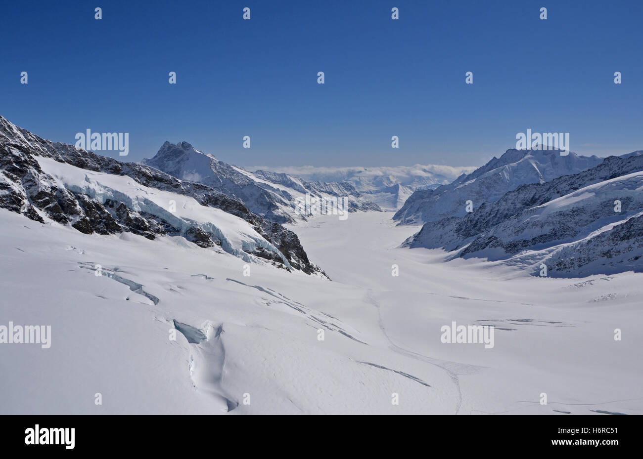 Jungfraujoch aletschgletscher aletsch hi-res stock photography and ...