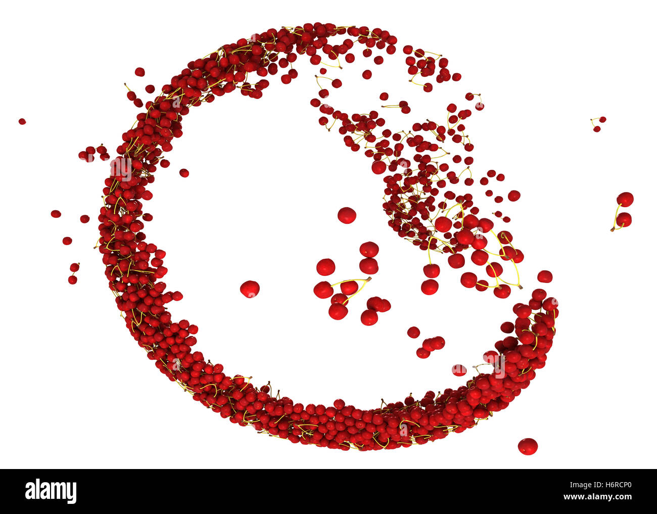 food aliment health sweet isolated closeup flow green ripe progenies ...