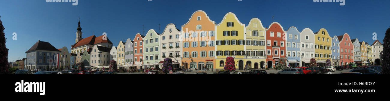 silver line in scharding am inn Stock Photo - Alamy