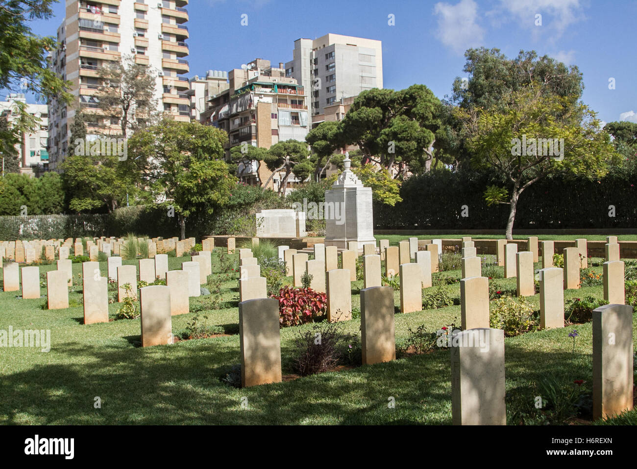 Commonwealth graves cemetery beirut hi-res stock photography and images ...