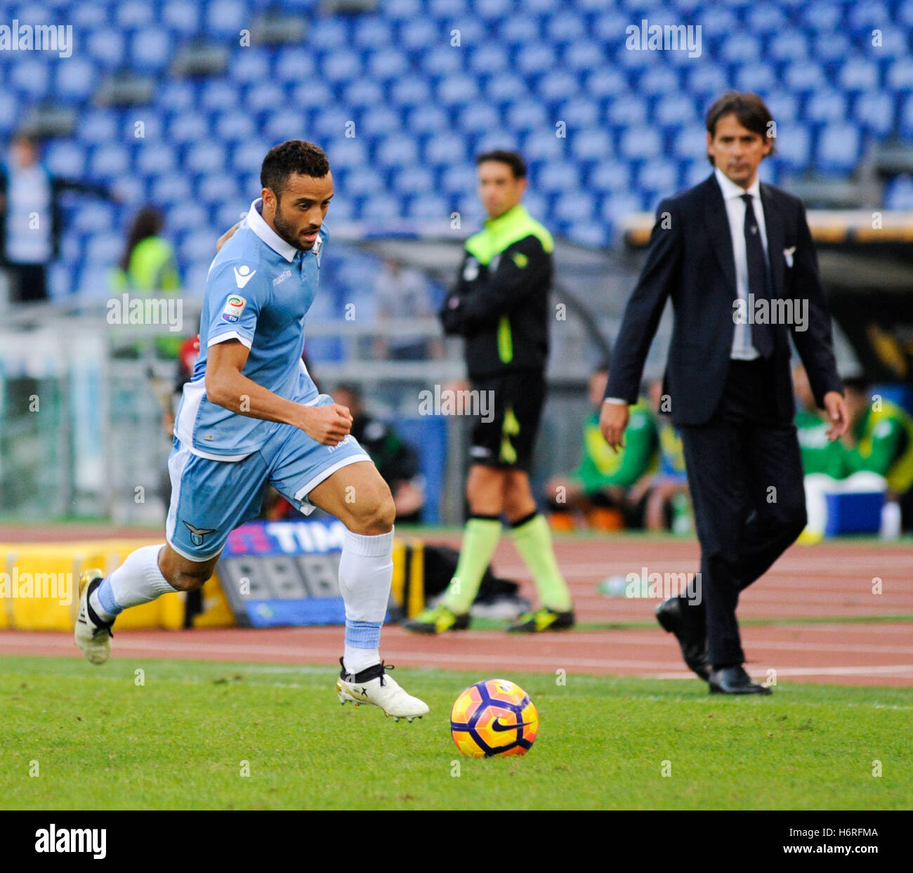Stadium Olimpico, Rome, Italy. 30th Oct, 2016. Serie A football league ...
