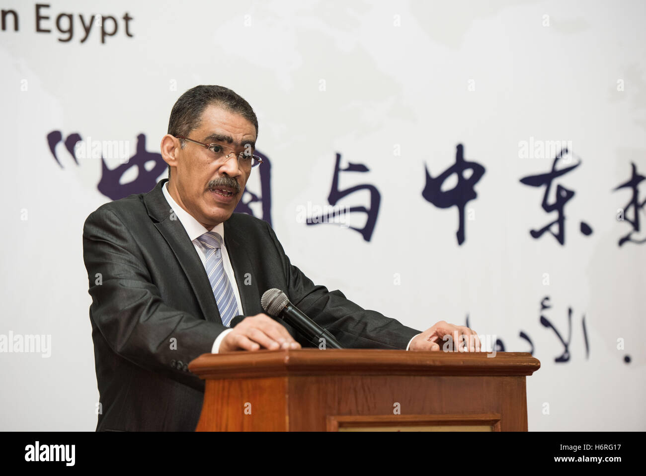 Cairo, Egypt. 31st Oct, 2016. Diaa Rashwan, head of Cairo-based Al ...