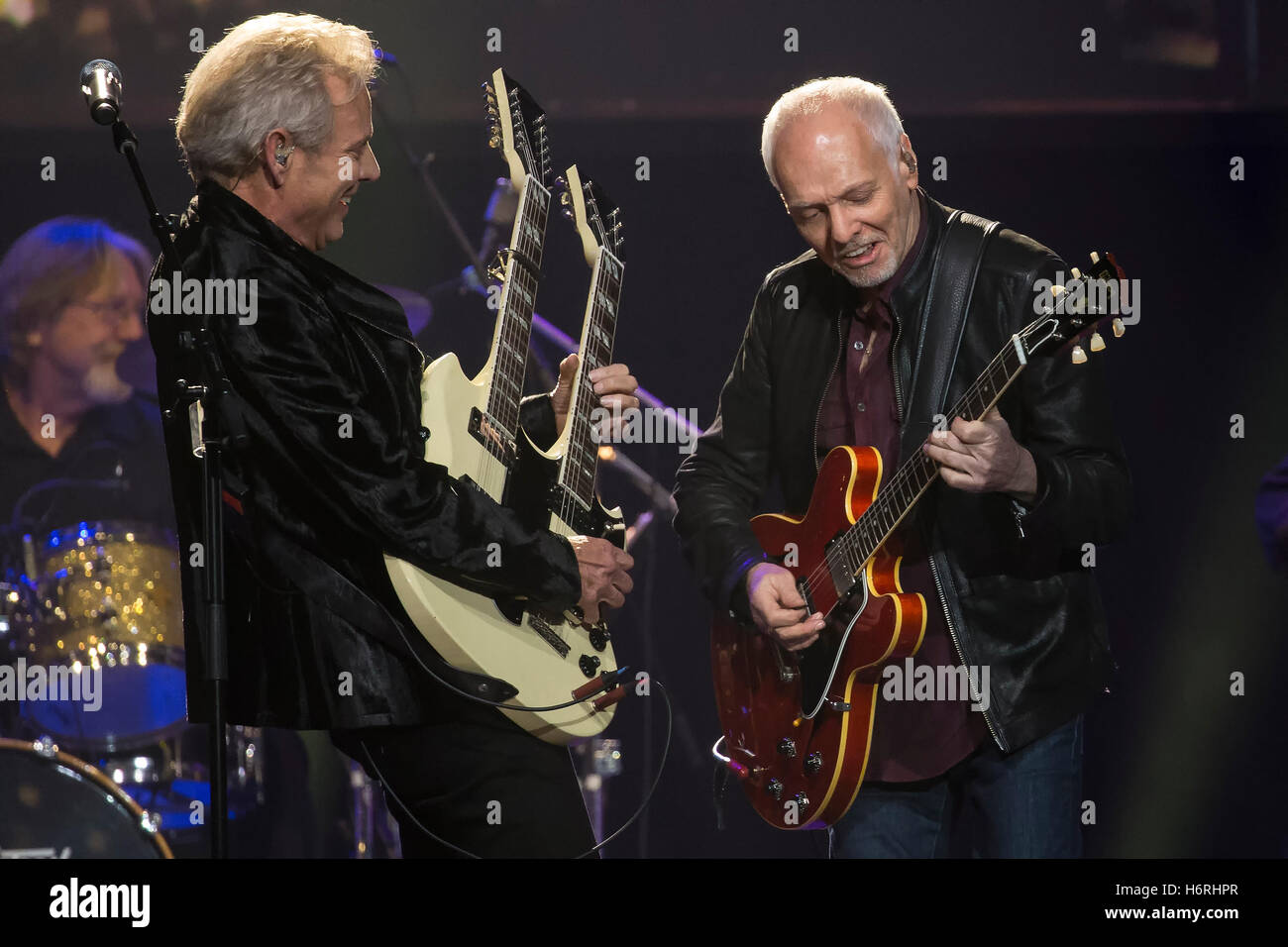 Don Felder and Peter Frampton perform at the 2016 Musician's Hall of ...