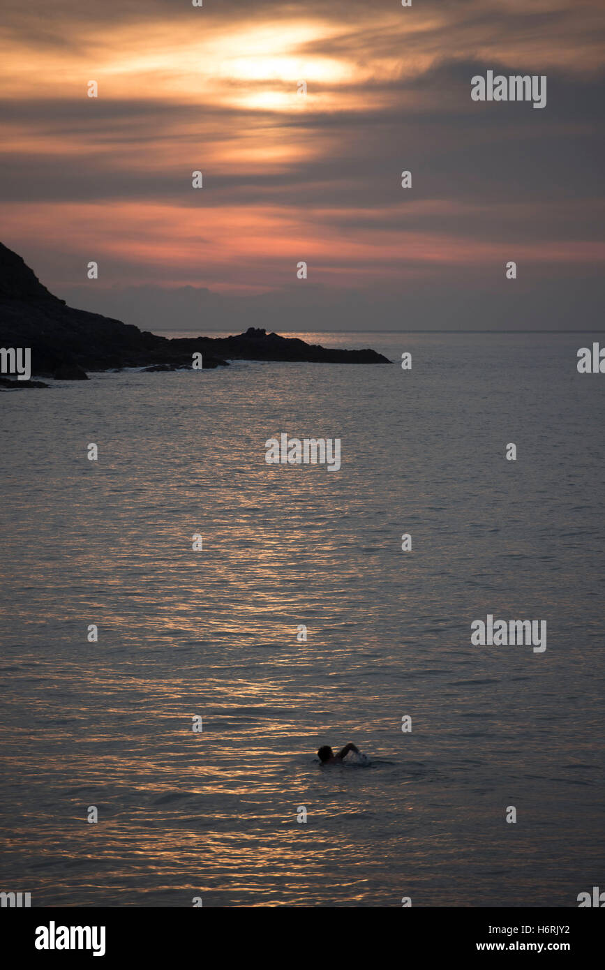 Brave swimmer hi-res stock photography and images - Alamy