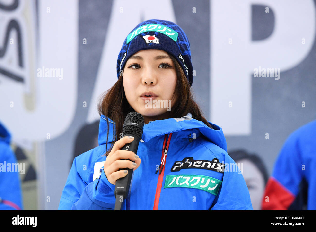 SUBARU STAR SQUARE, Tokyo, Japan. 1st Nov, 2016. Sara Takanashi ...