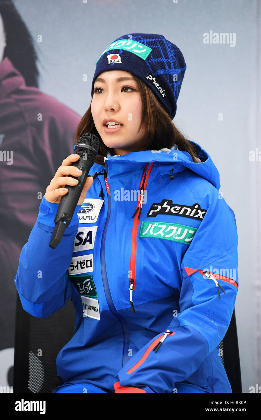 SUBARU STAR SQUARE, Tokyo, Japan. 1st Nov, 2016. Sara Takanashi ...