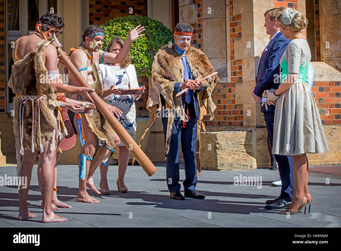 Perth, Australia. 31st Oct, 2016. King Willem-Alexander and Queen ...