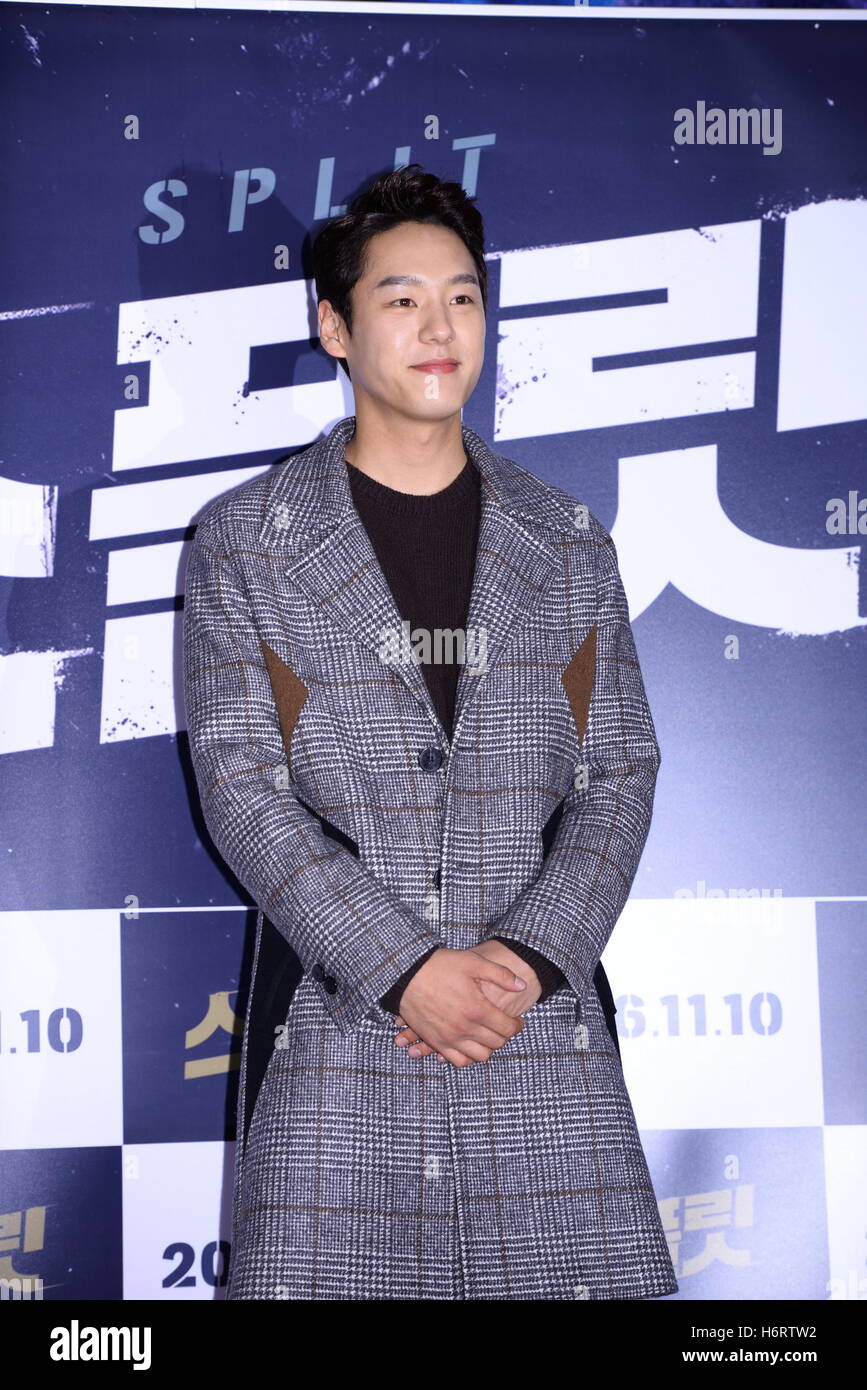 Seoul, Korea. 01st Nov, 2016. Kim min Seok, Kim So Hyun, Yu ri Sung ...