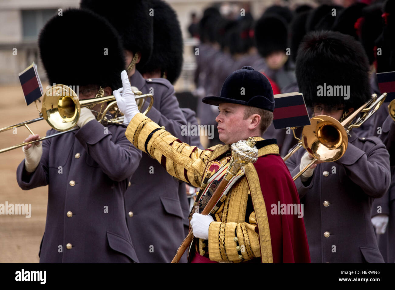 London, UK. 1st November, 2016. 1st Battalion Coldstream Guards take ...