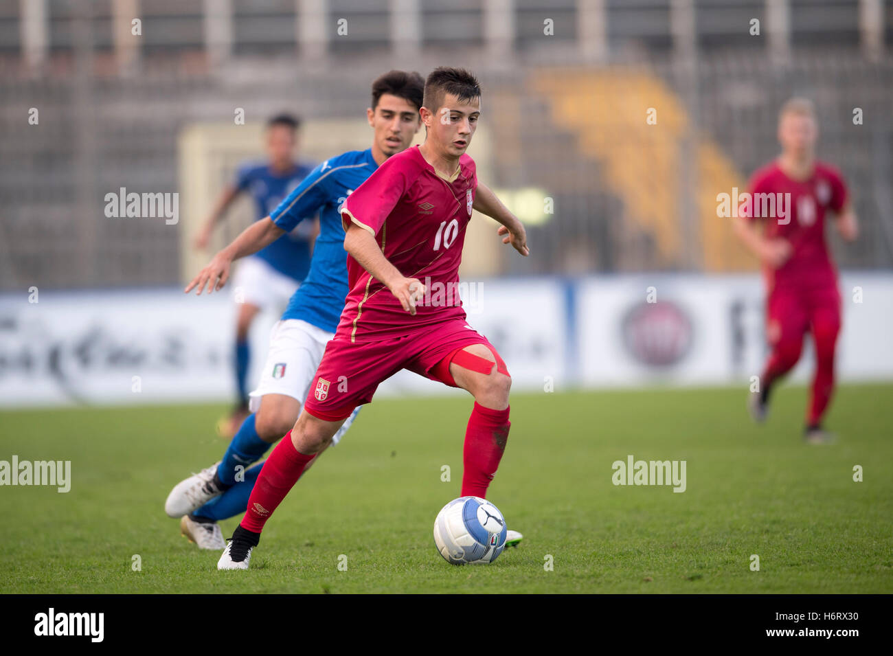 Ravenna, Italy. 31st Oct, 2016. Armin Djerlek (SRB) Football/Soccer ...