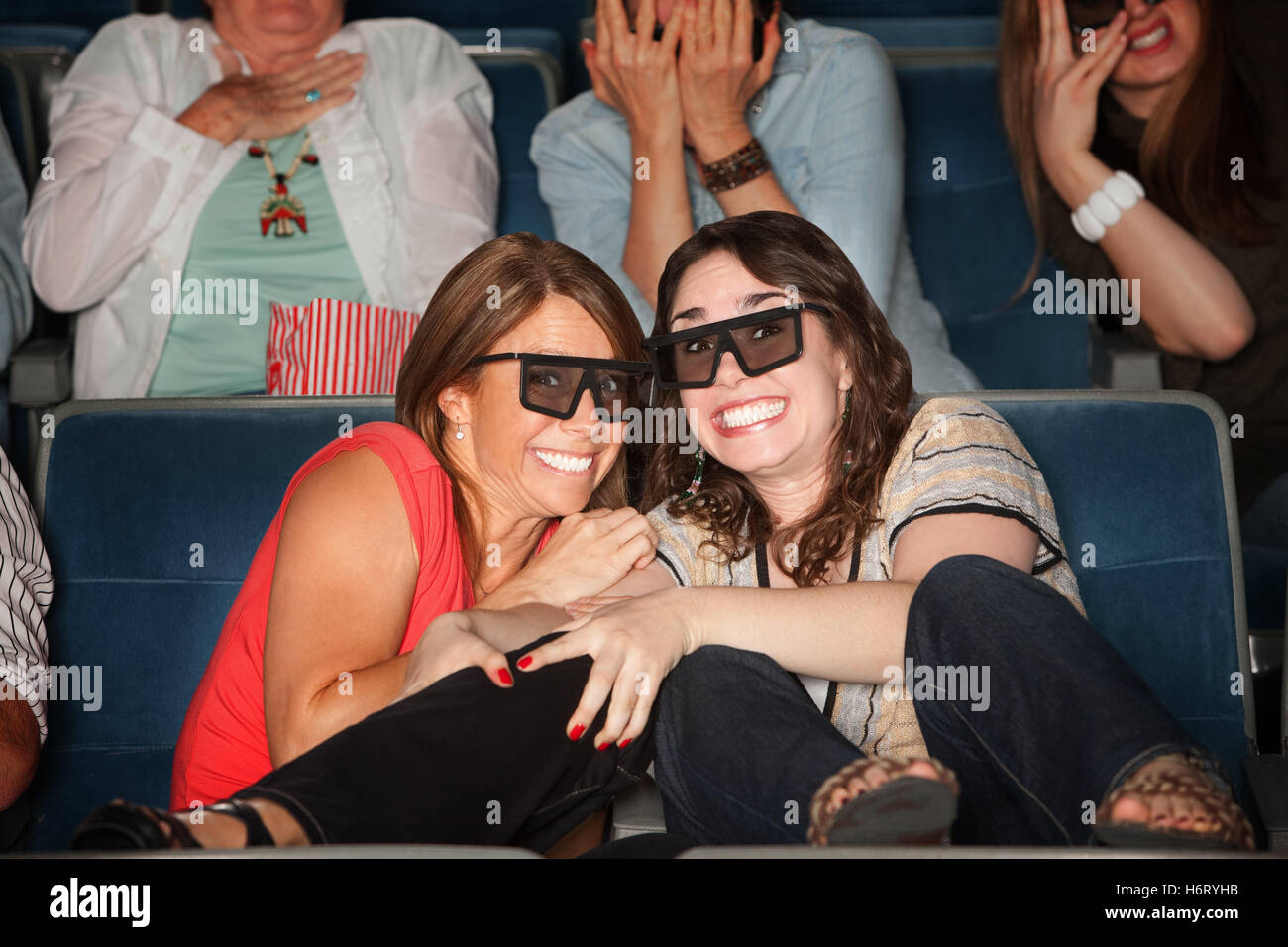 Woman scared emotions reaction hi-res stock photography and images - Alamy