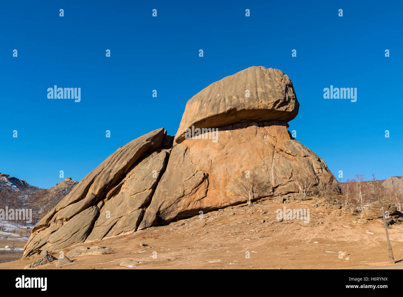 Turtle rock terelj national park hi-res stock photography and images ...