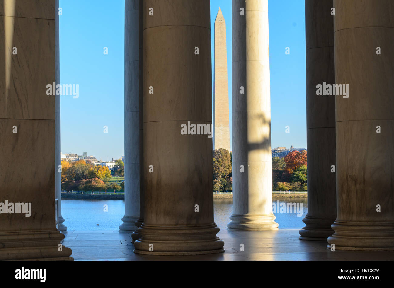Jefferson memorial portico hi-res stock photography and images - Alamy