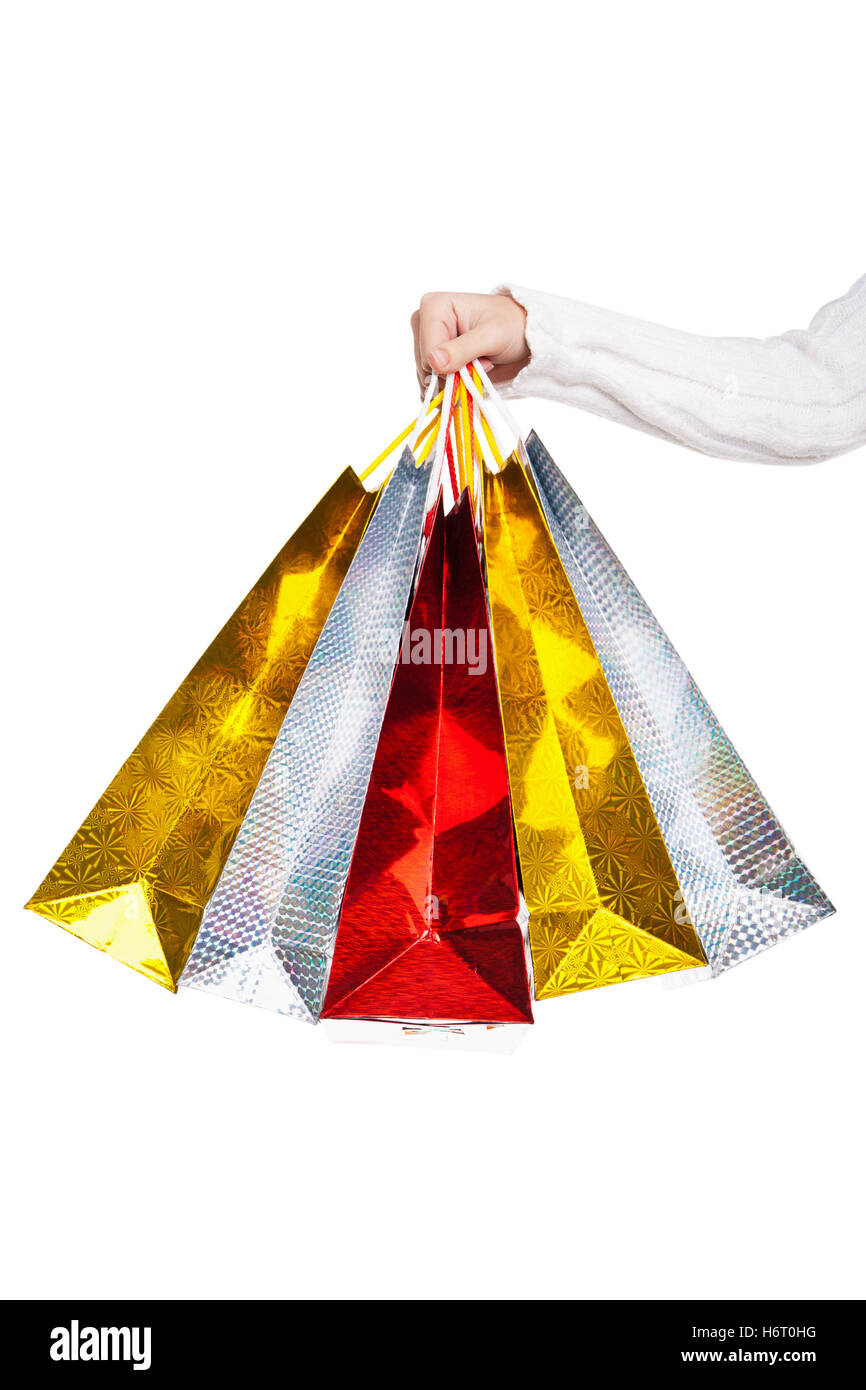Hand holding packet Cut Out Stock Images & Pictures - Alamy
