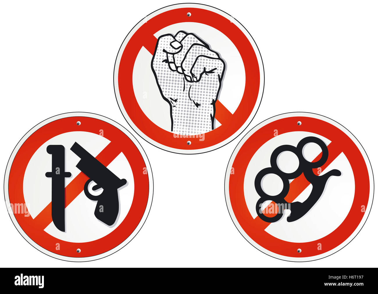 Symbols of violence hi-res stock photography and images - Alamy