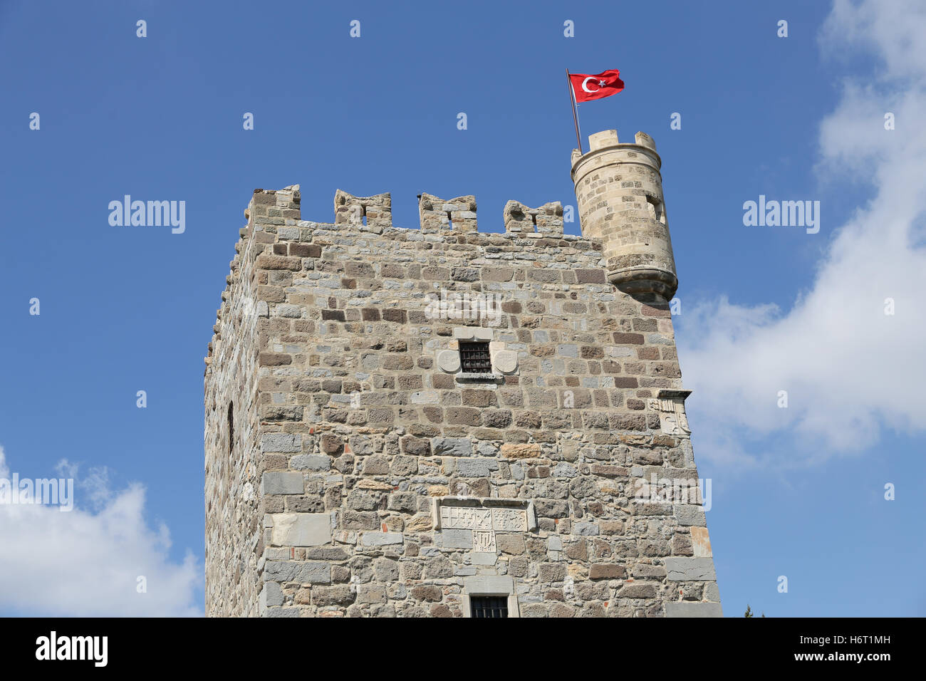 Bodrum Castle in Aegean Coast of Turkey Stock Photo - Alamy