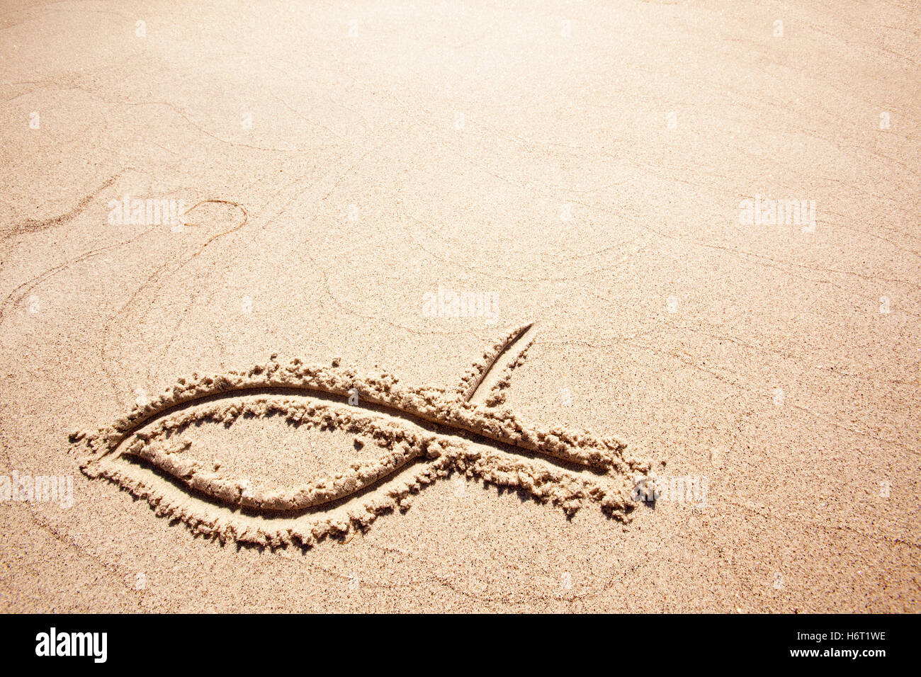 religion religious church symbolic fish beach seaside the beach ...