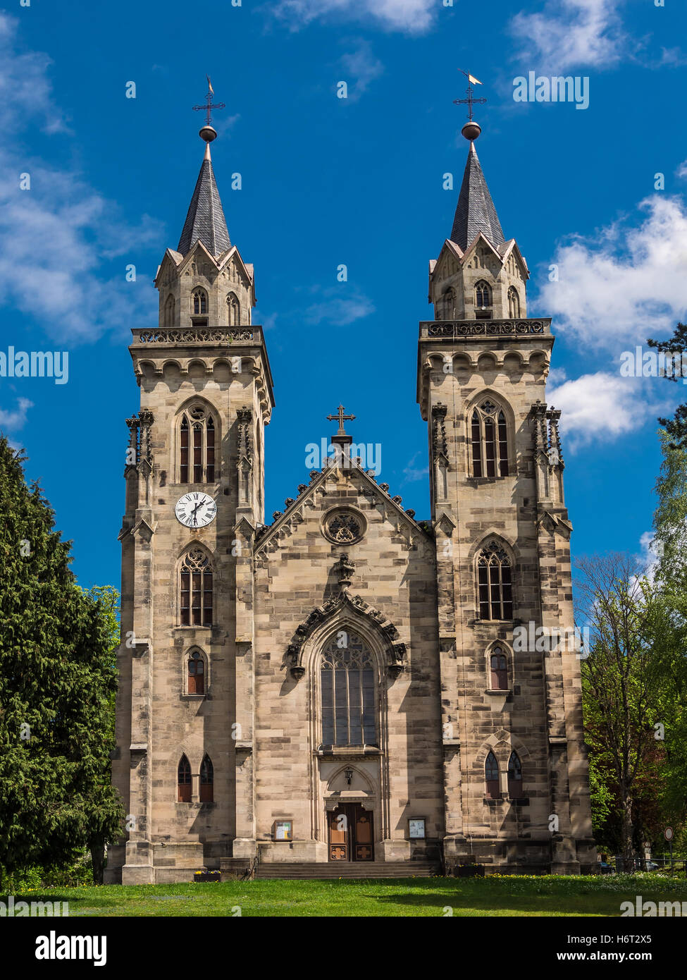 church sightseeing thuringia style of construction architecture ...