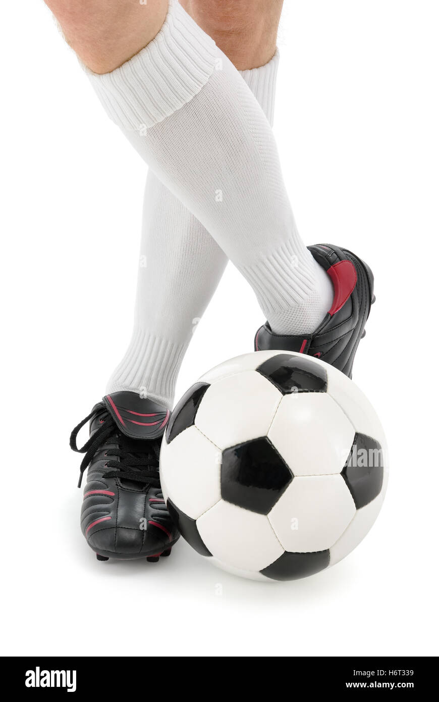 Football Kick Feet Black High Resolution Stock Photography and Images ...