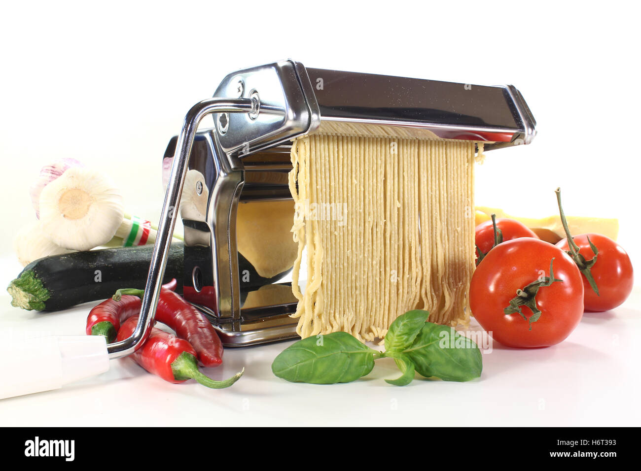 Production spaghetti machine produce pasta hi-res stock photography and ...