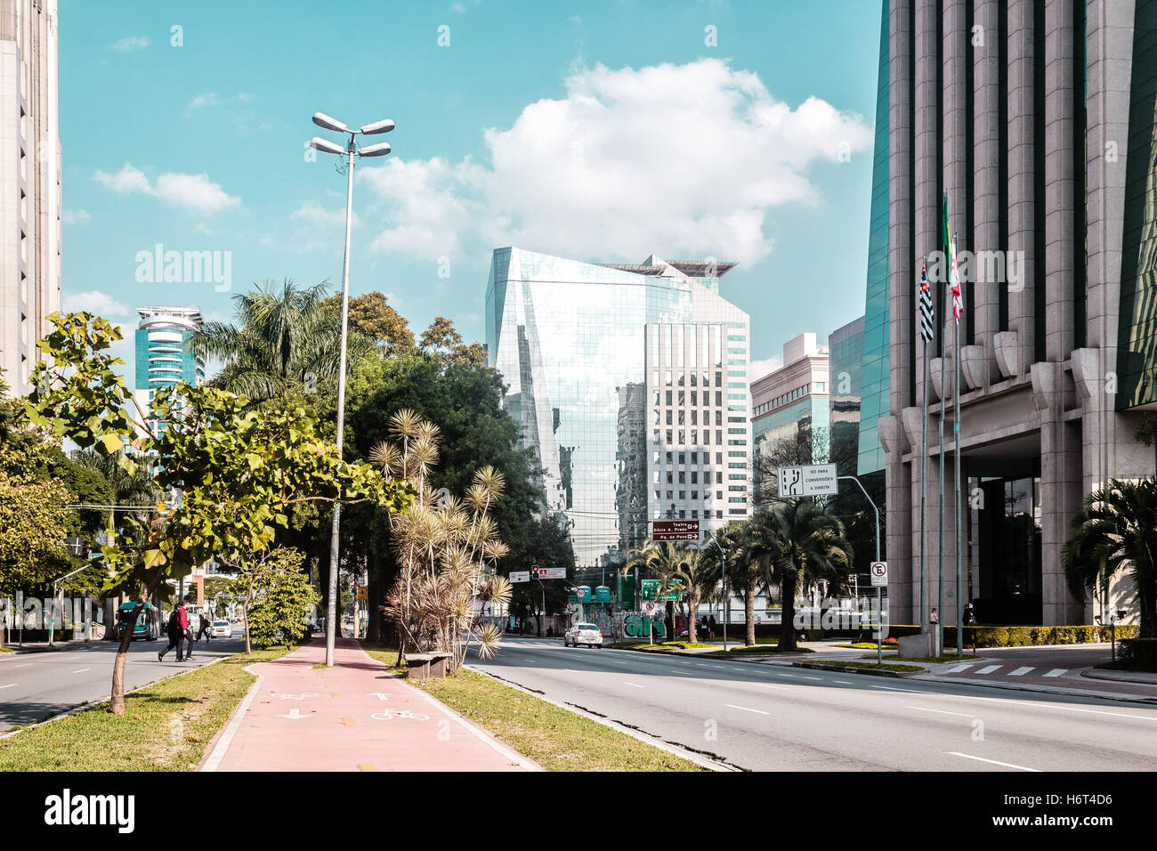 Photo of Buildings and Streets of Sao Paulo, Brazil (Brasil Stock Photo ...