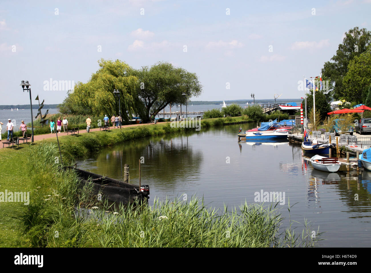 promenade in steinhude Stock Photo - Alamy