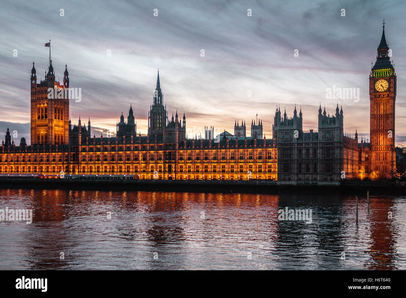 Photo of Sunset at the Big Ben in London, England Stock Photo - Alamy