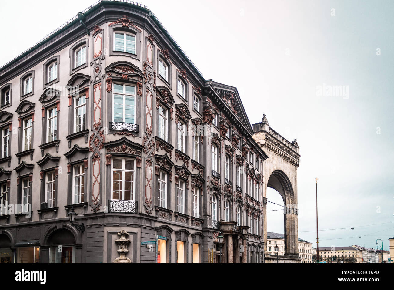 Photo of Munich buildings and houses, Germany Stock Photo - Alamy