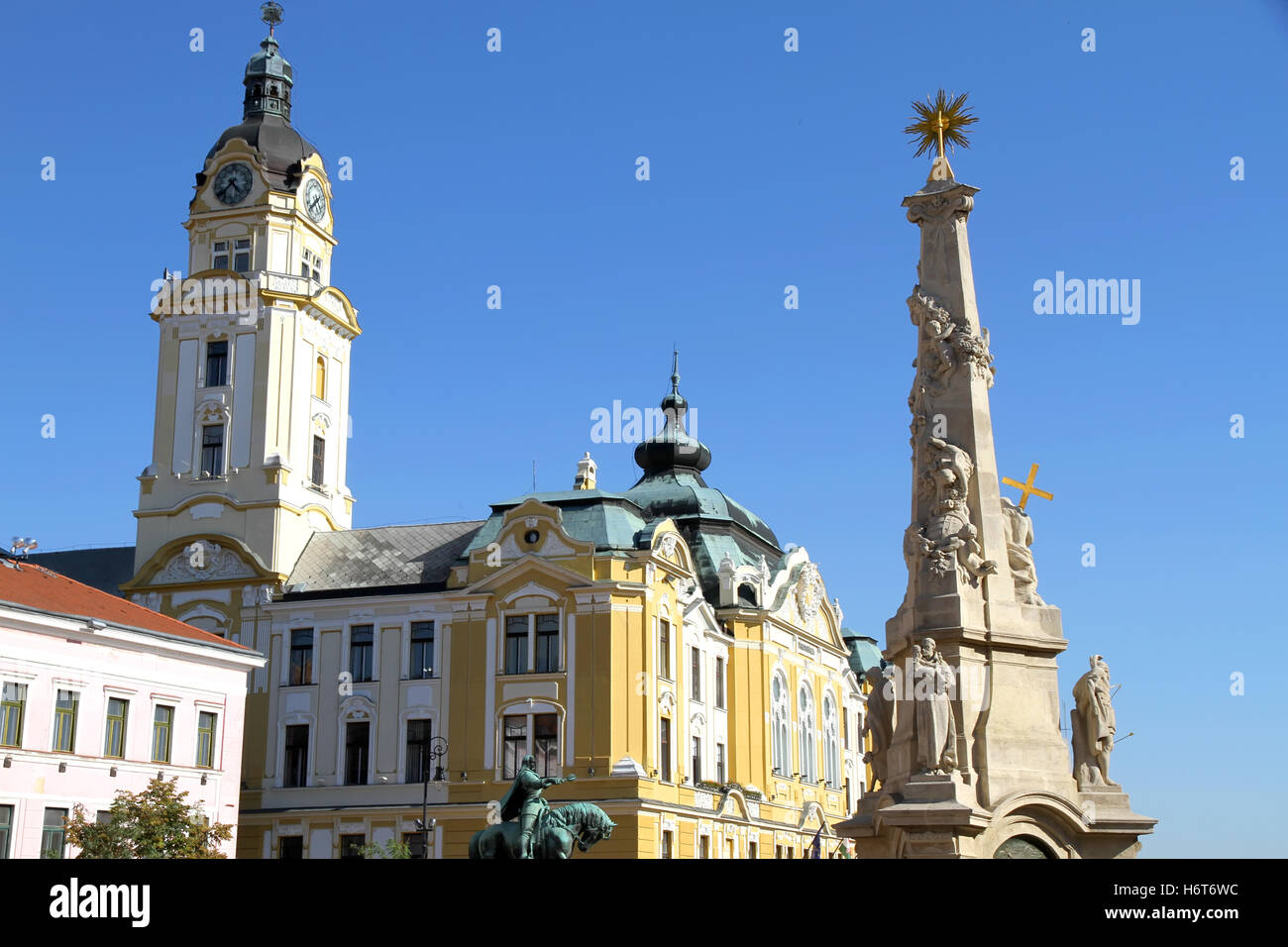 blue, house, building, city, town, europe, sightseeing, south, style of ...