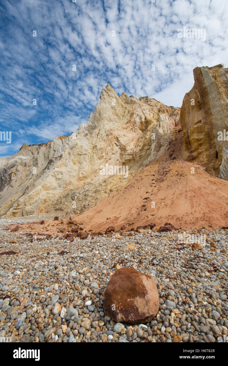 Alum bay coloured sand hi-res stock photography and images - Alamy