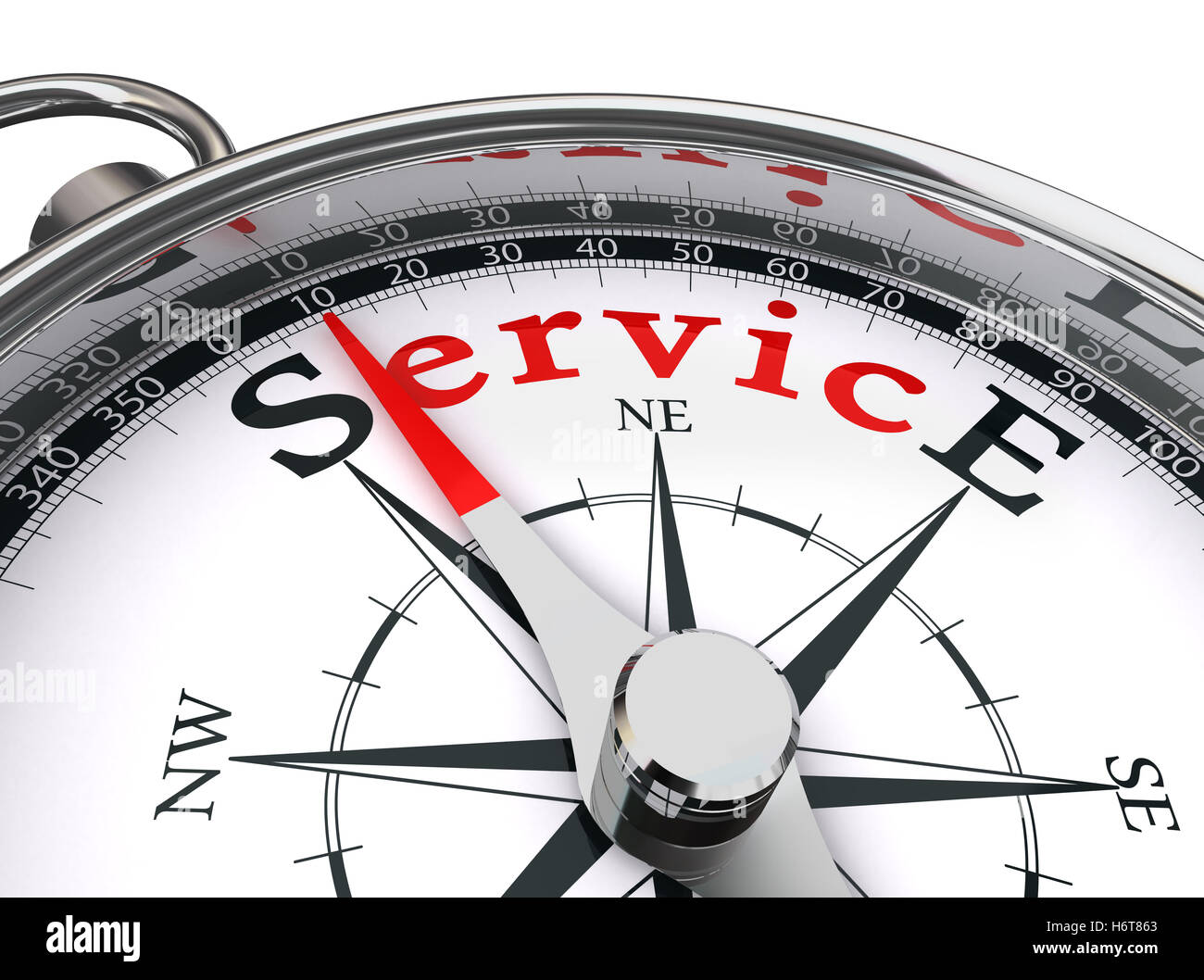 Customer compass concept 3d business hi-res stock photography and ...