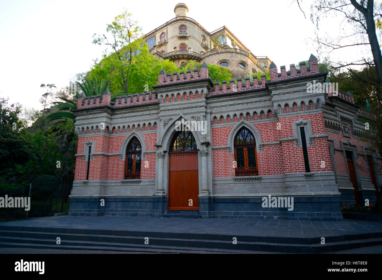 Chapultepec Castle on Chapultepec Hill in Chapultepec Park, Mexico City ...