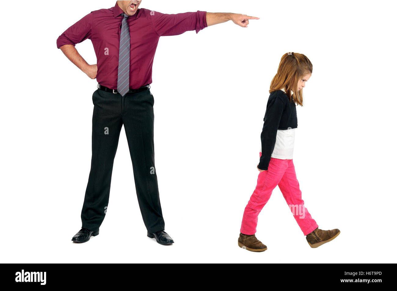 Child angry parent Cut Out Stock Images & Pictures - Alamy