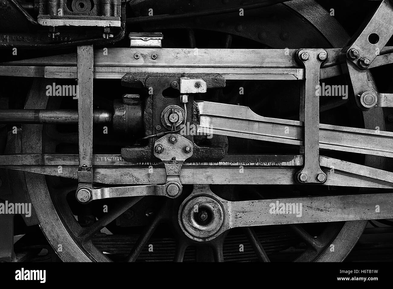 Electric rail motor train Black and White Stock Photos & Images - Alamy