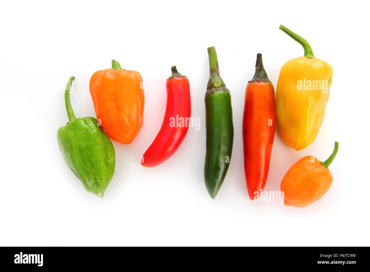 Food Aliment Pepper Health Spice Condiment Isolated American Green