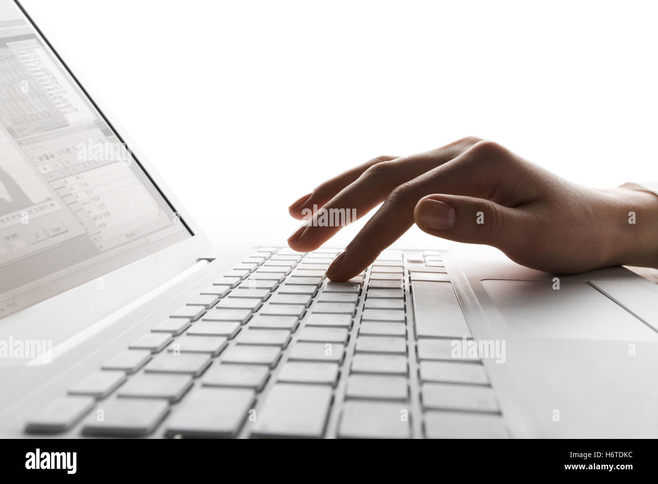 Finger qwerty hi-res stock photography and images - Alamy