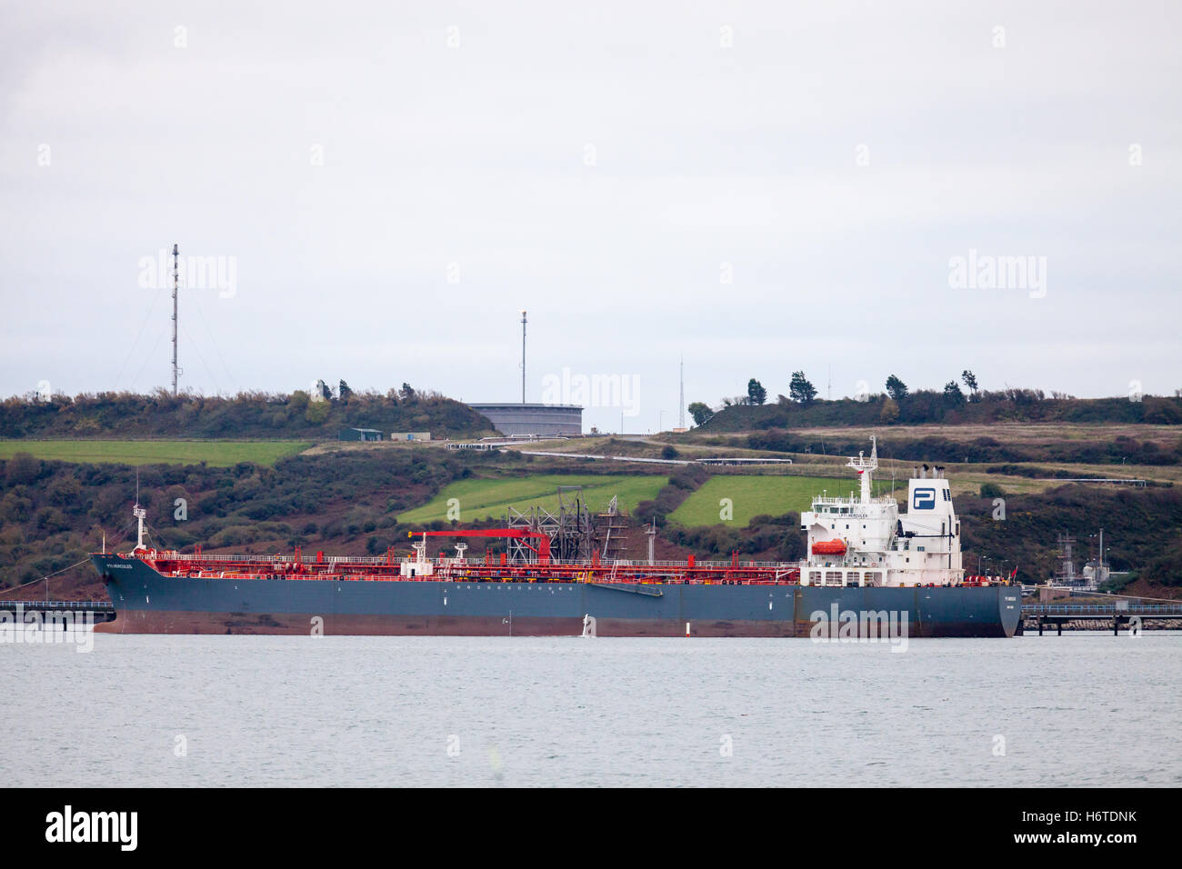 The PTI Hercules Oil/Chemical Tanker at Valero Oil Terminal, Milford ...