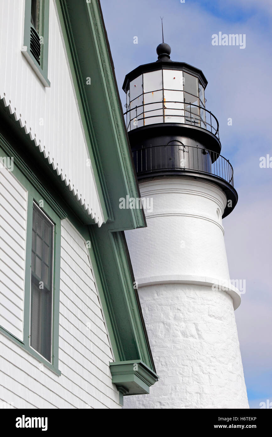 Portland Head Light lighthouse Cape Elizabeth Maine 1791 Portland ...