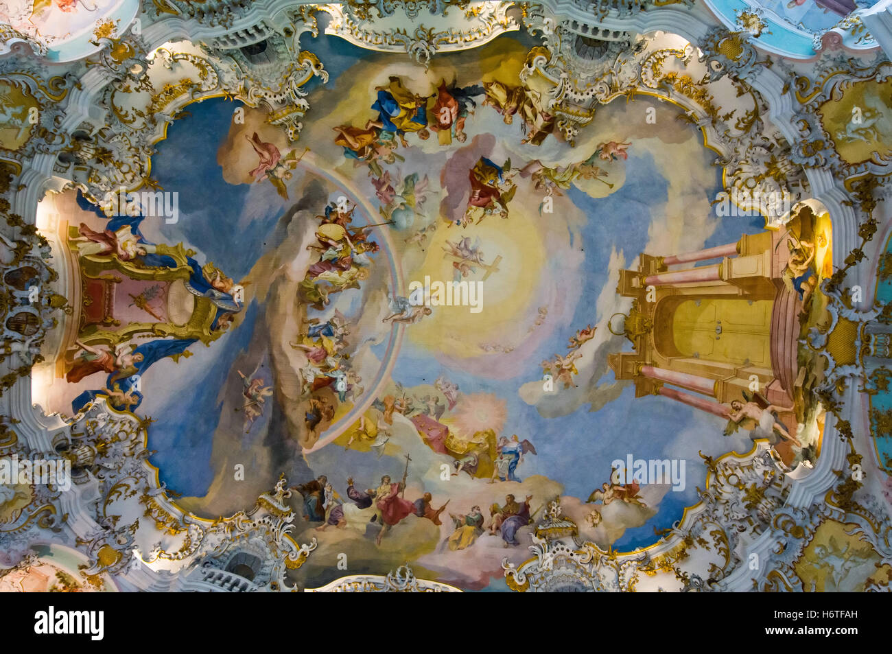 Catholic church painting landscape hi-res stock photography and images ...